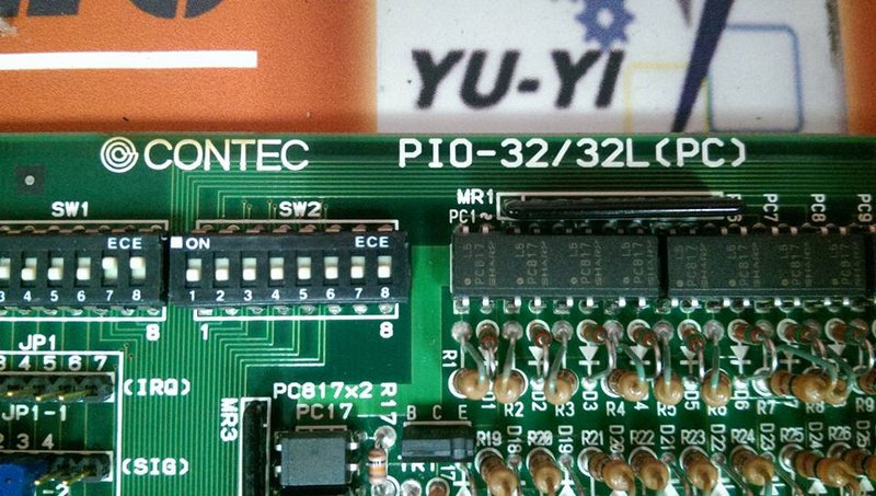 CONTEC PIO-32/32L(PC) ISOLATED I/O ISA BOARD NO.9859A - 裕益科技自動化設備可程式編碼器PLC分散式控制系統DCS